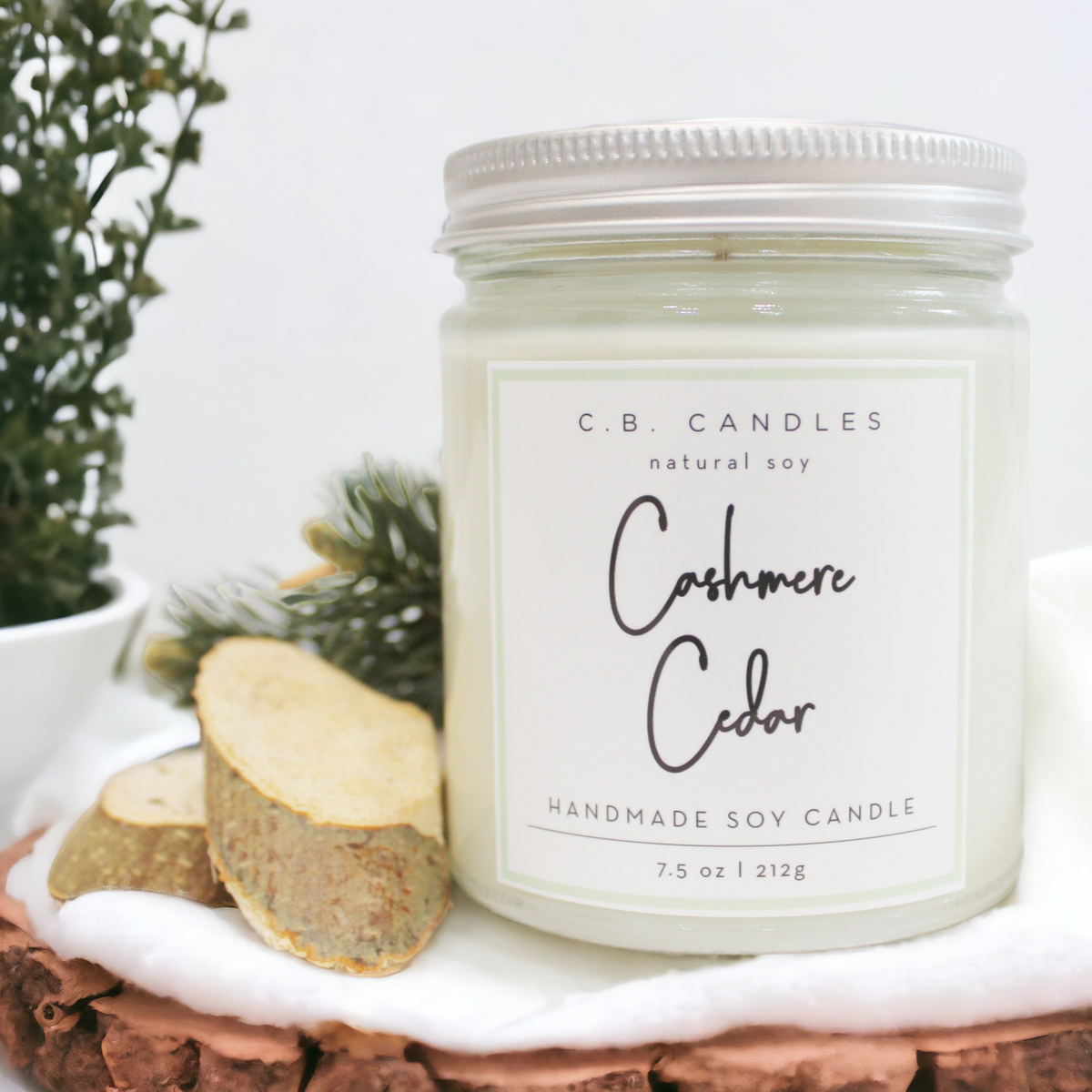 Cashmere Cedar Candle | C.B. CANDLES
